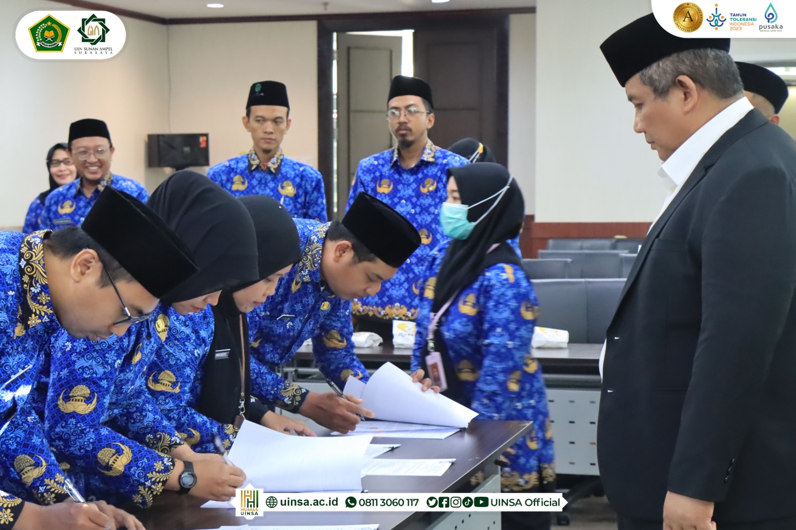 14 Asn Pppk Uinsa Resmi Dilantik Dan Terima Sk Pengangkatan Uinsa